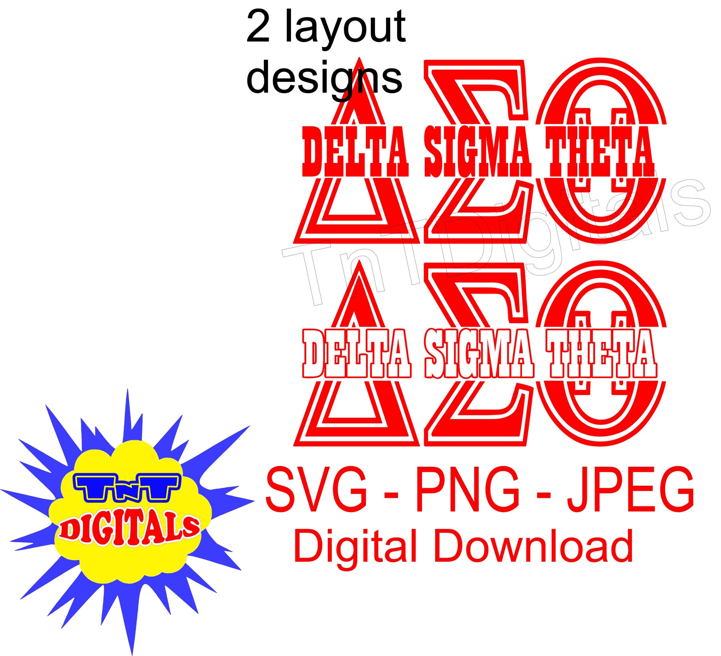 Greek Split Word Delta SVG, JPEG,PNG Digital Download - Etsy