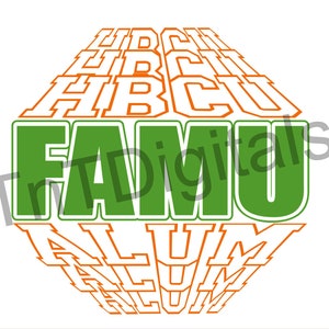 HBCU-ALUM-FAMU, Digital Download, Svg, Jpeg, Png - Etsy