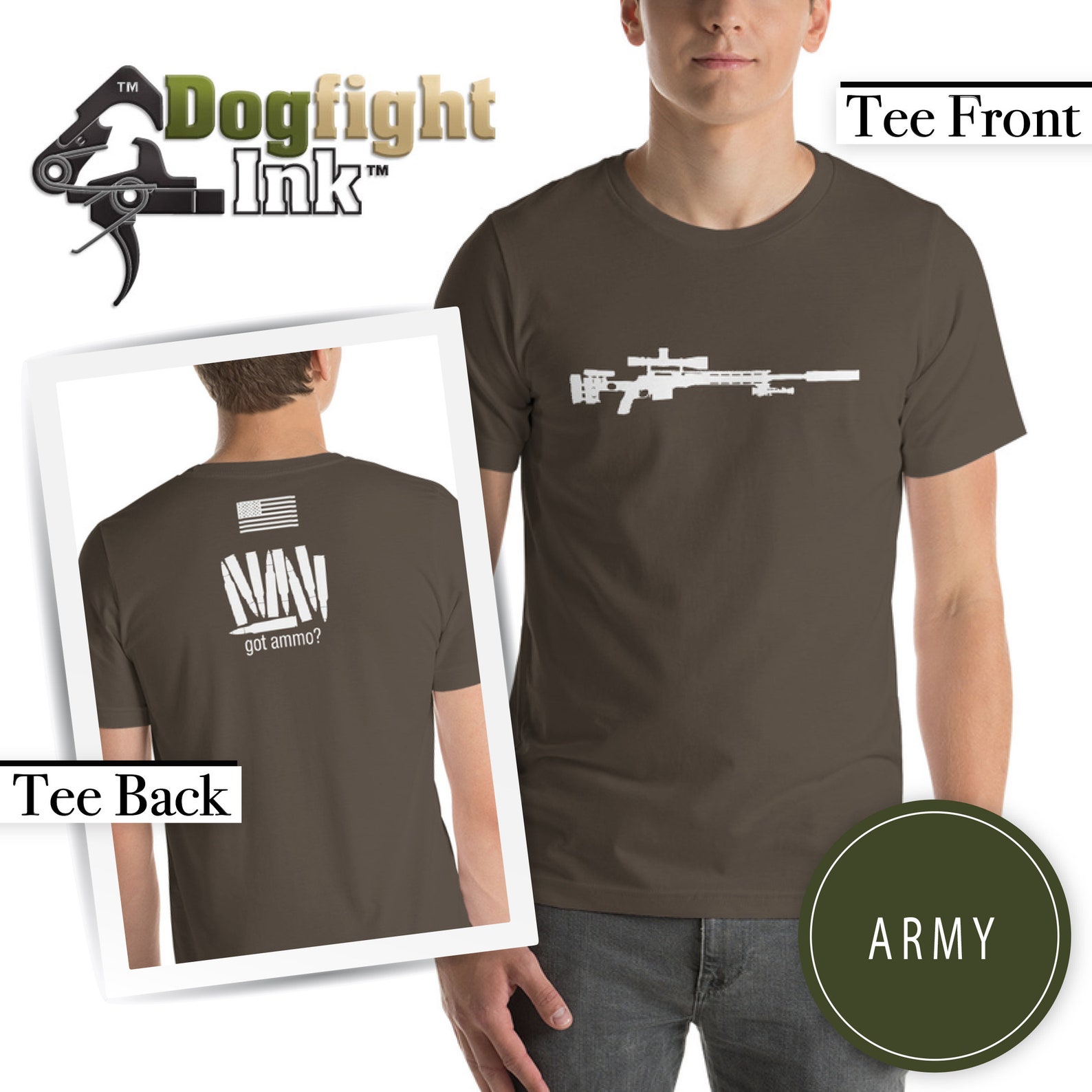 M2010 Enhanced Sniper Rifle T-shirt Military Rifle Graphic | Etsy