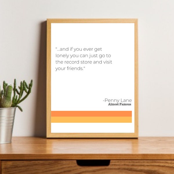 Almost Famous - Etsy