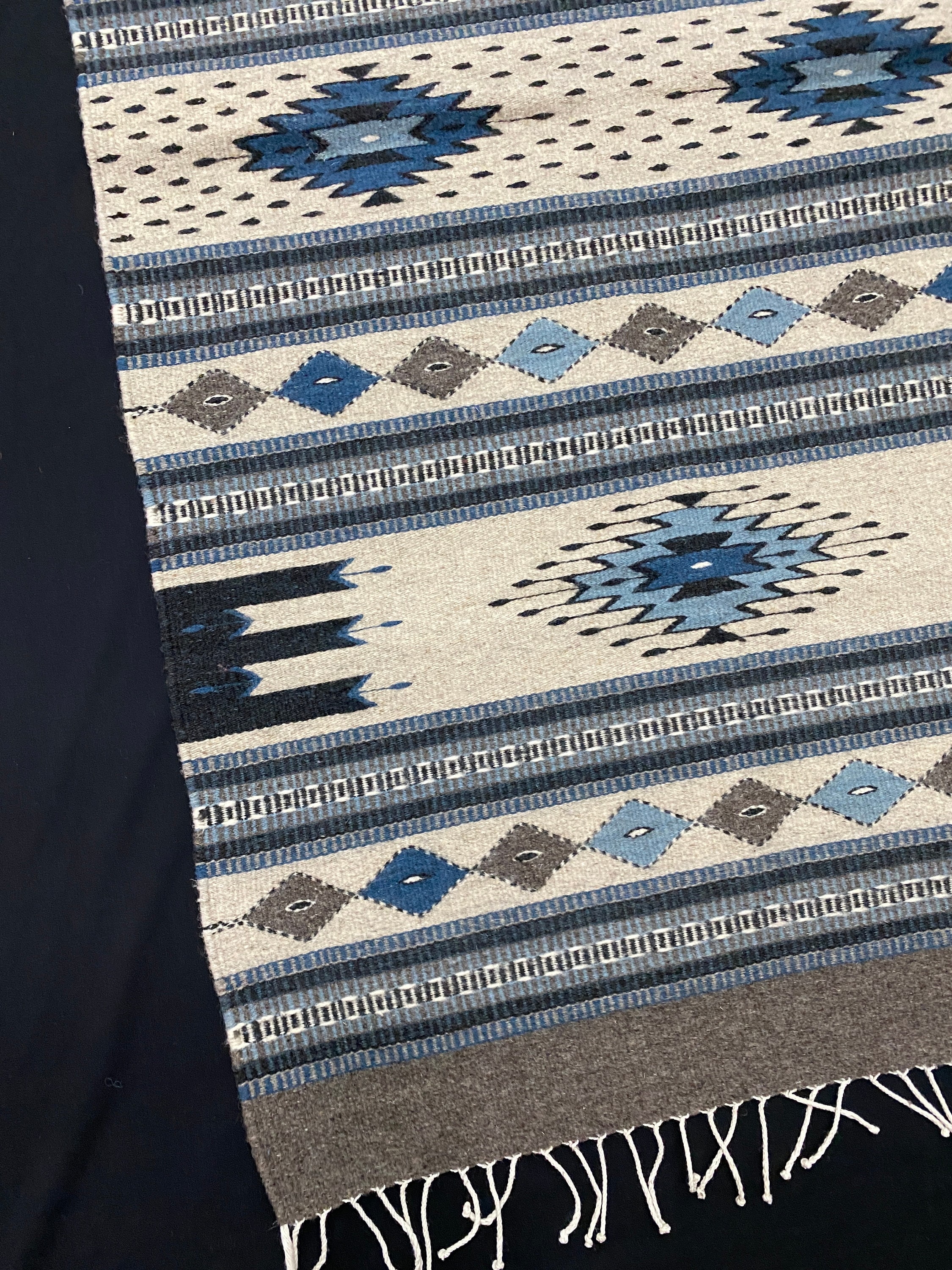 ZAPOTEC RUG, Zapotec Diamonds - Etsy