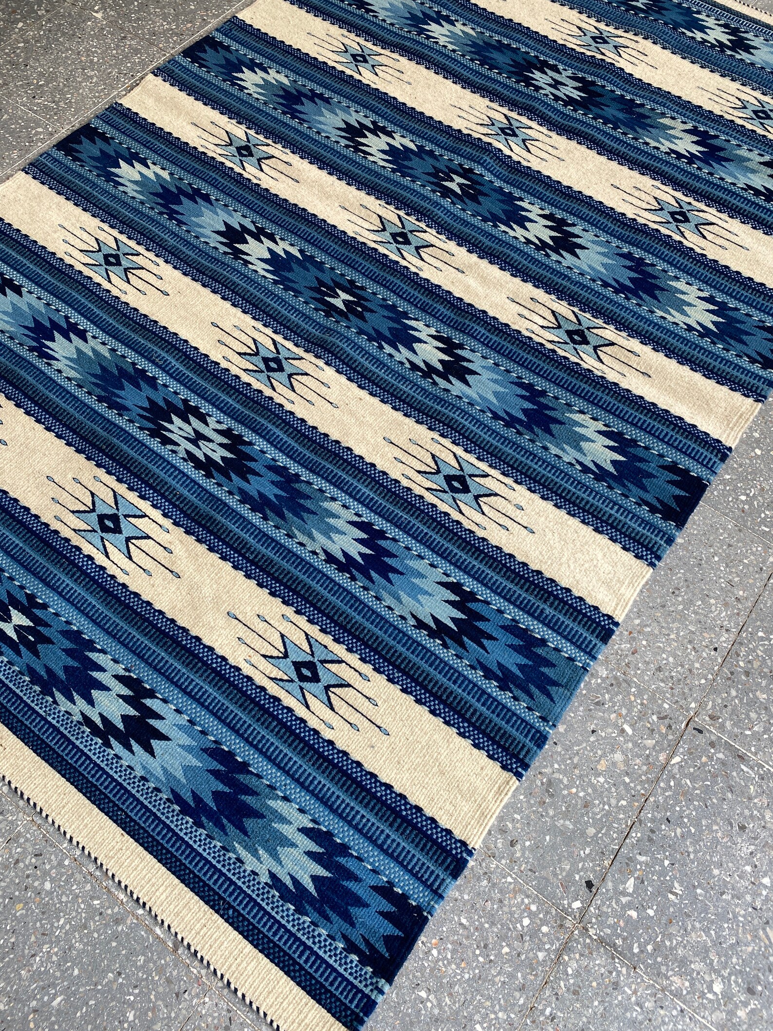 Zapotec Rug, Zapotec Traditional Design, Diamonds - Etsy