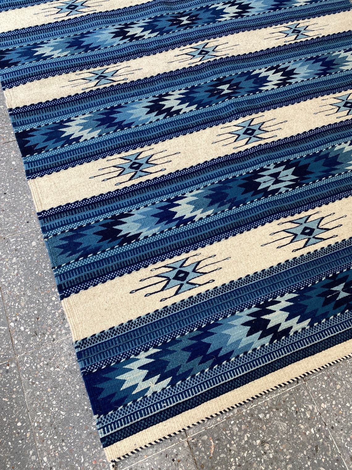 Zapotec Rug, Zapotec Traditional Design, Diamonds - Etsy