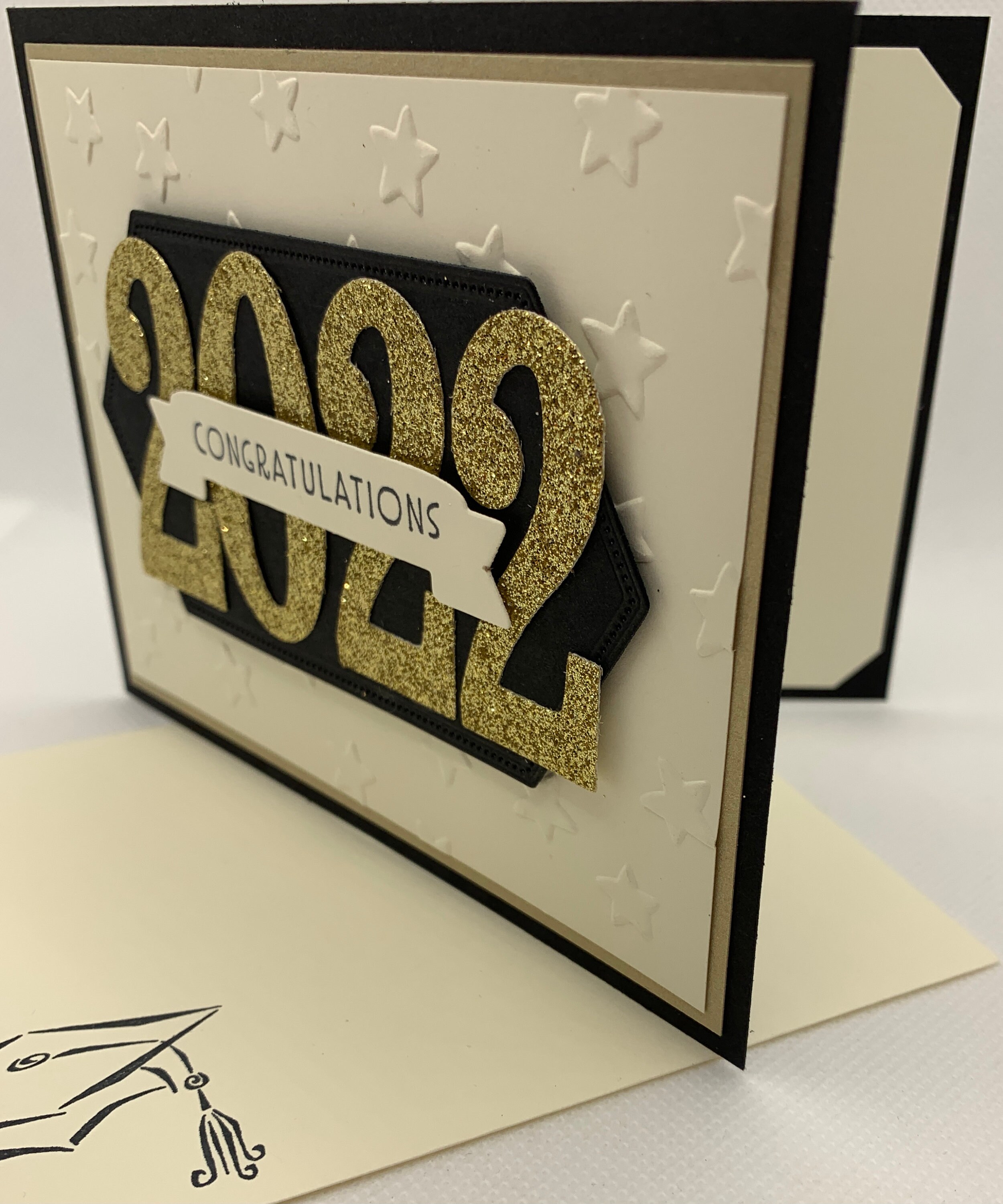 Glittery Graduation Card - Etsy