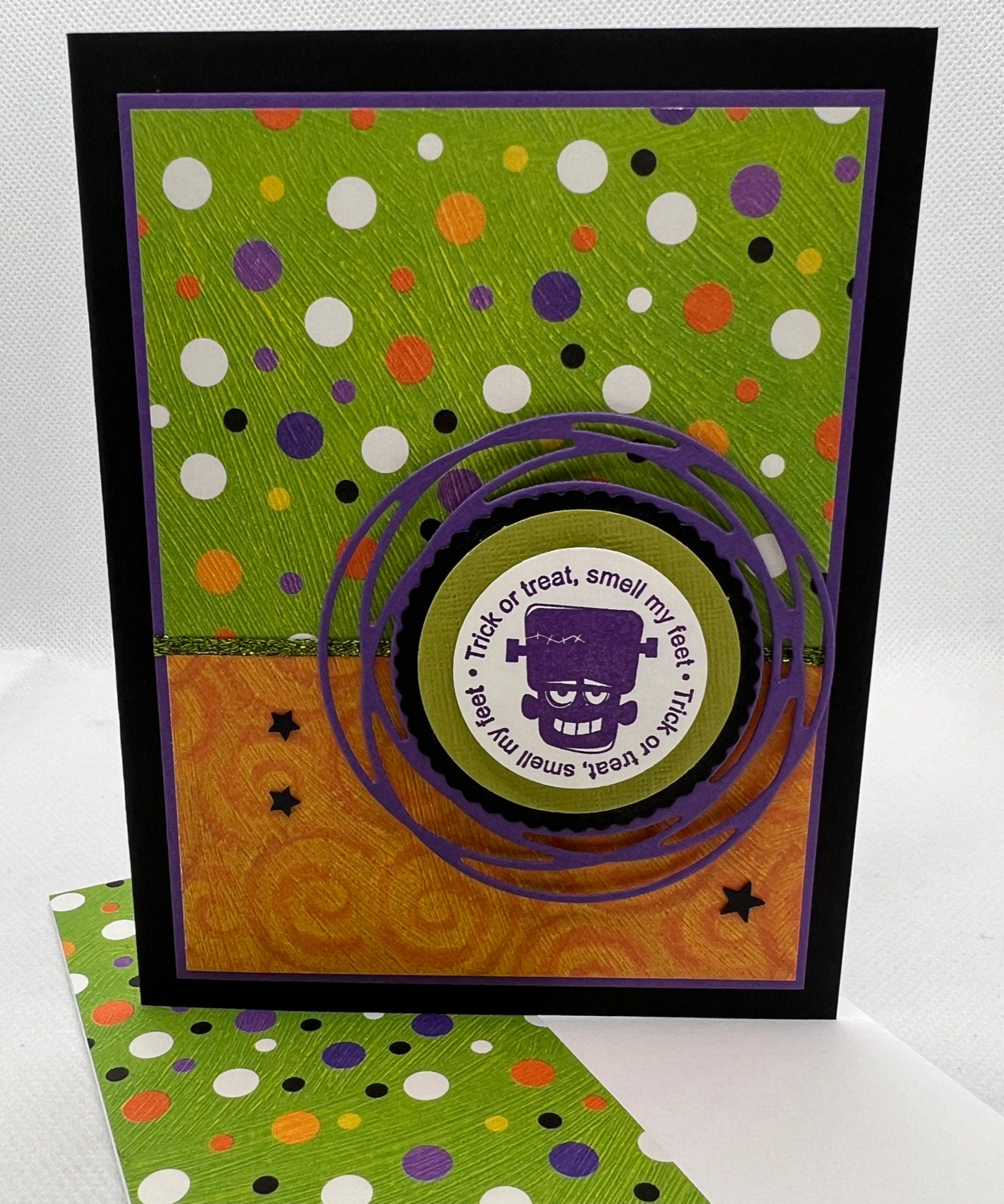 Trick or Treat Smell My Feet Halloween Card/happy Halloween - Etsy