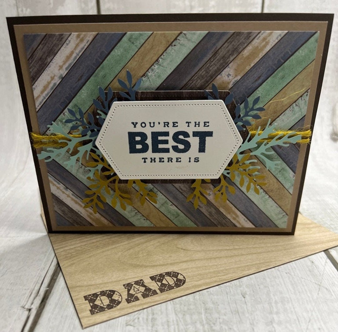 Handmade Father's Day Greeting Card/card for Father/you're the Best ...