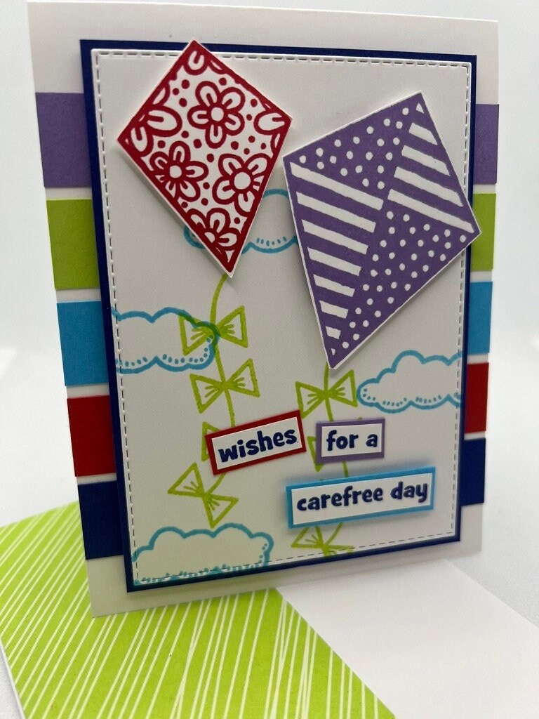 Kite Birthday Card/happy Birthday Card - Etsy