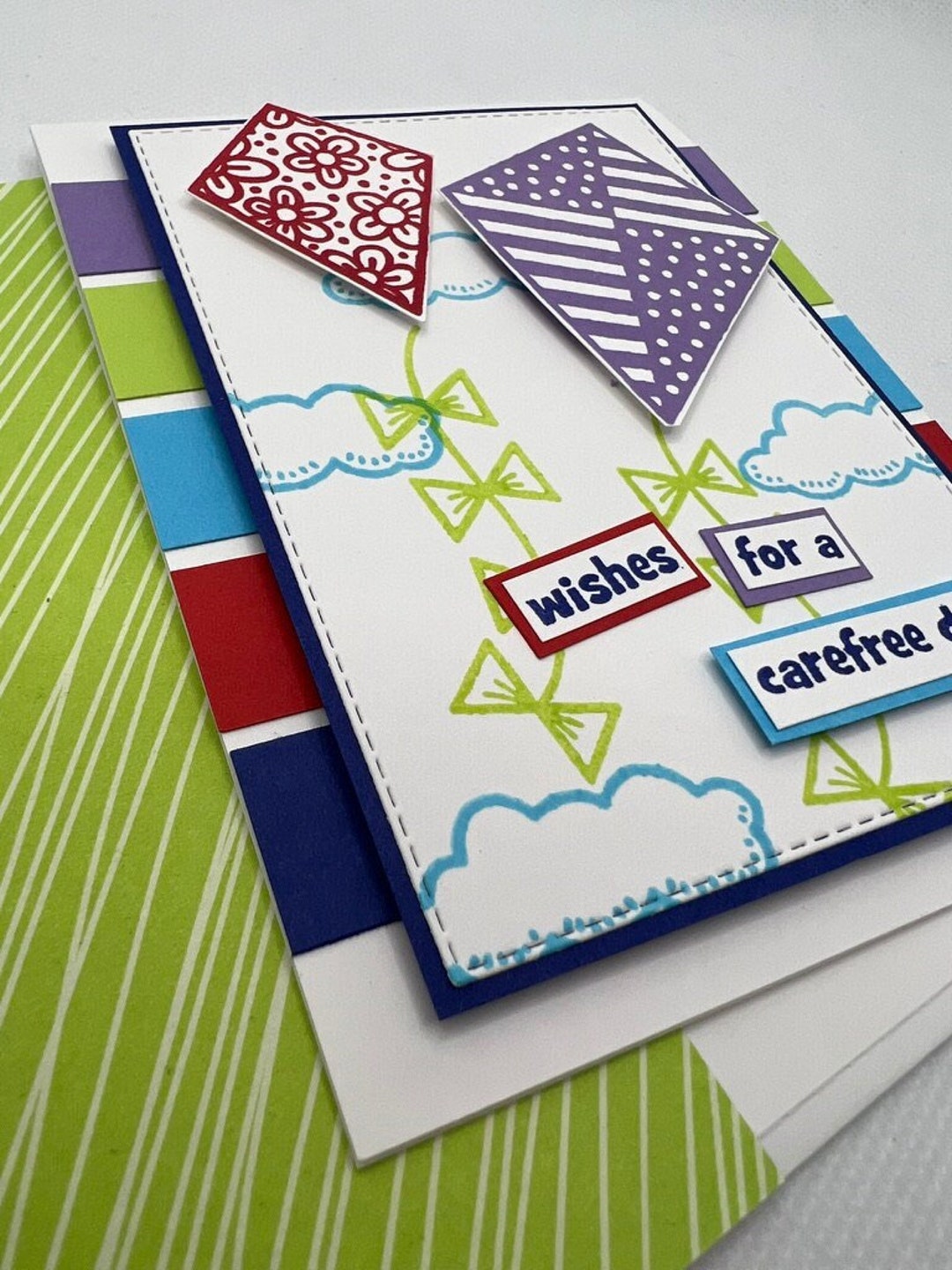 Kite Birthday Card/happy Birthday Card - Etsy