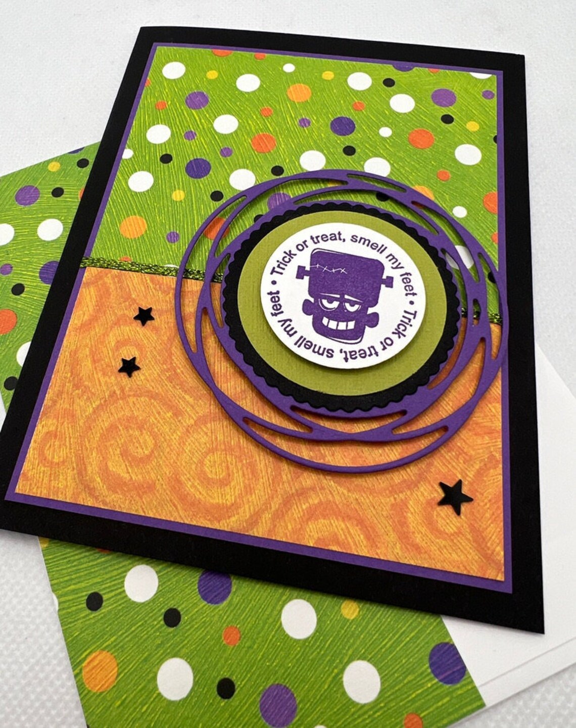 Trick or Treat Smell My Feet Halloween Card/happy Halloween - Etsy