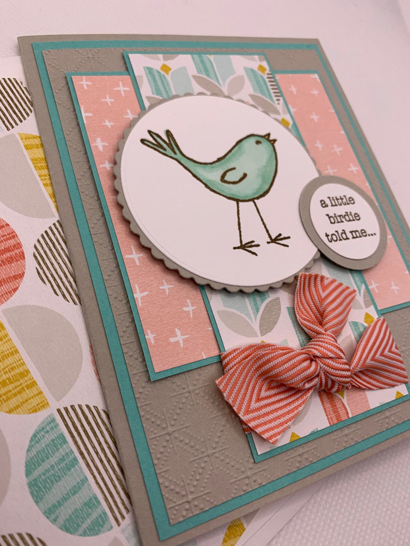 A Little Birdie Told Me Birthday Card - Etsy