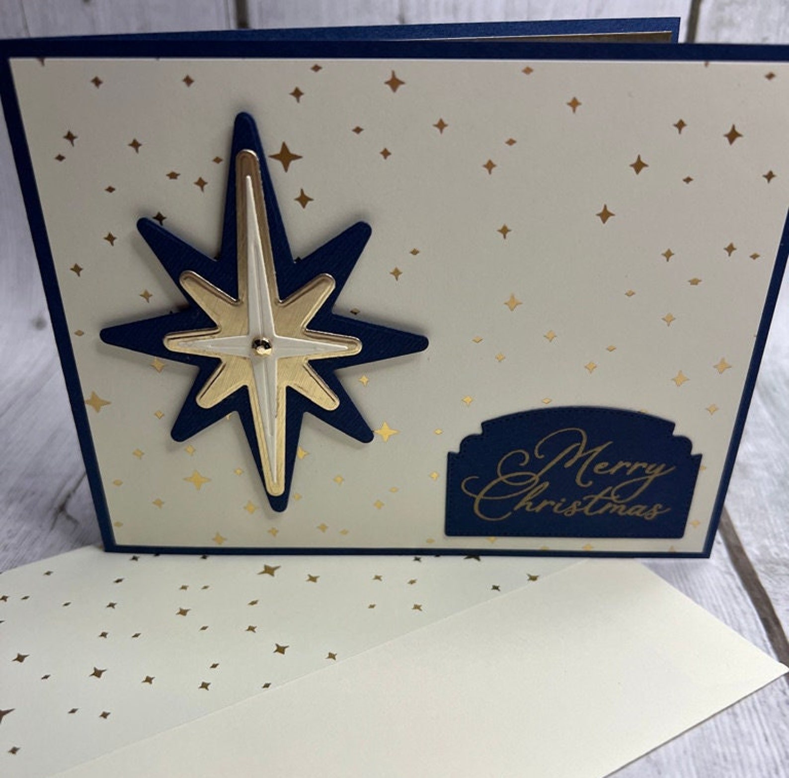 Best & Brightest Star Christmas Card/religious Christmas Card/handmade ...