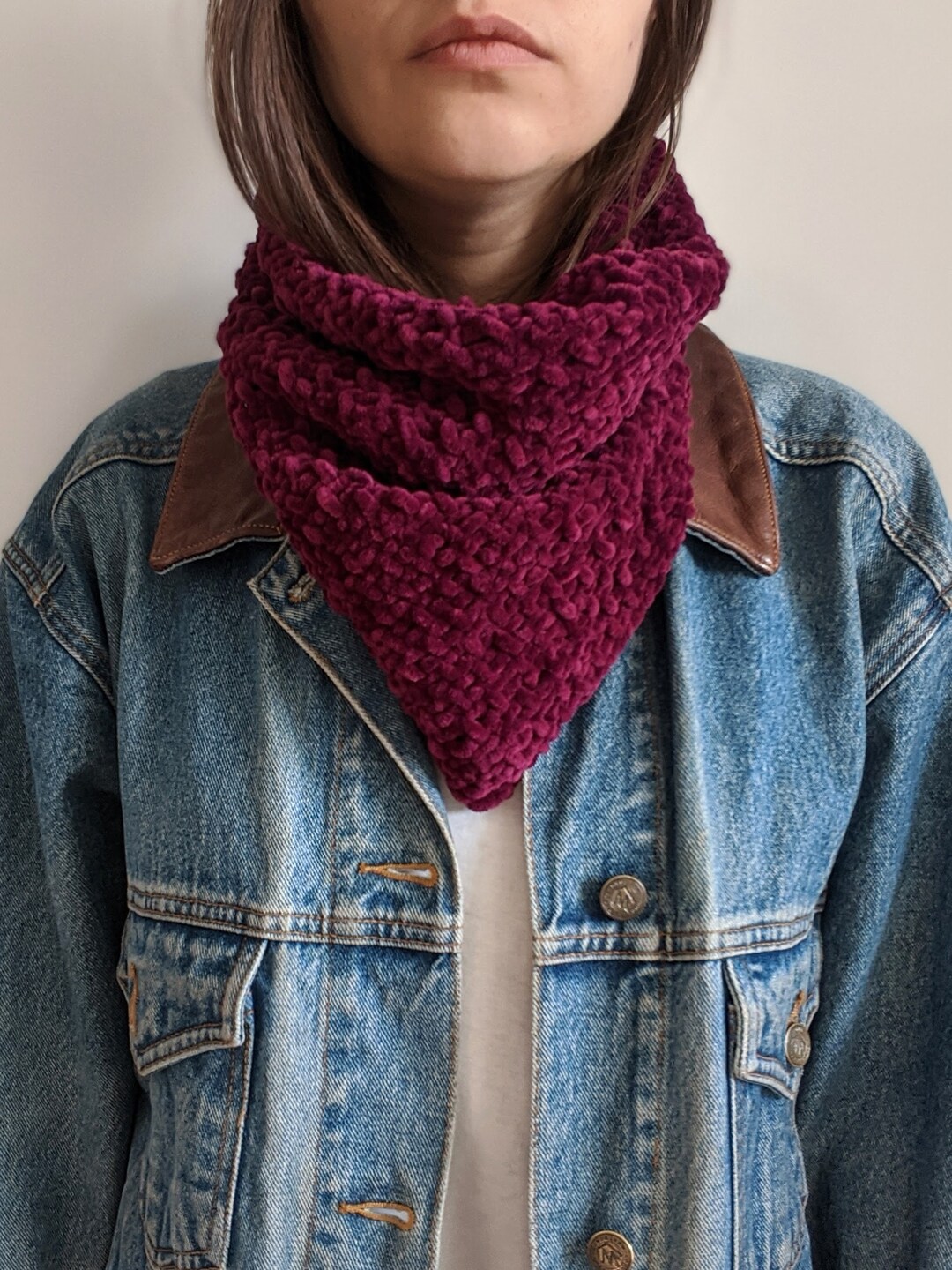 Vegan Scarf, Vegan Presents, Vegan Snood, Neck Warmer Scarf ...