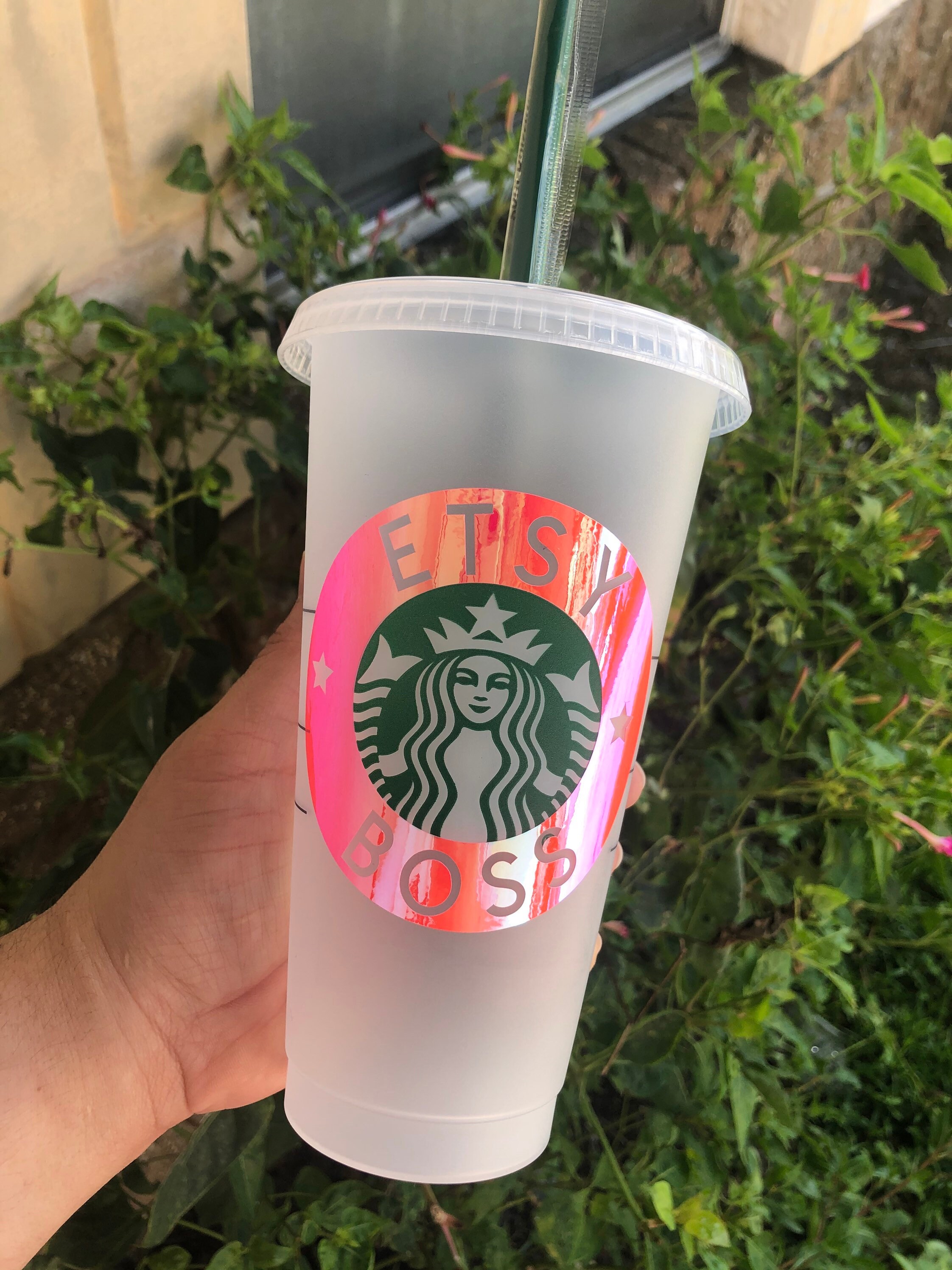 CUSTOM STARBUCKS CUP Personalized Starbucks cup Reusable | Etsy