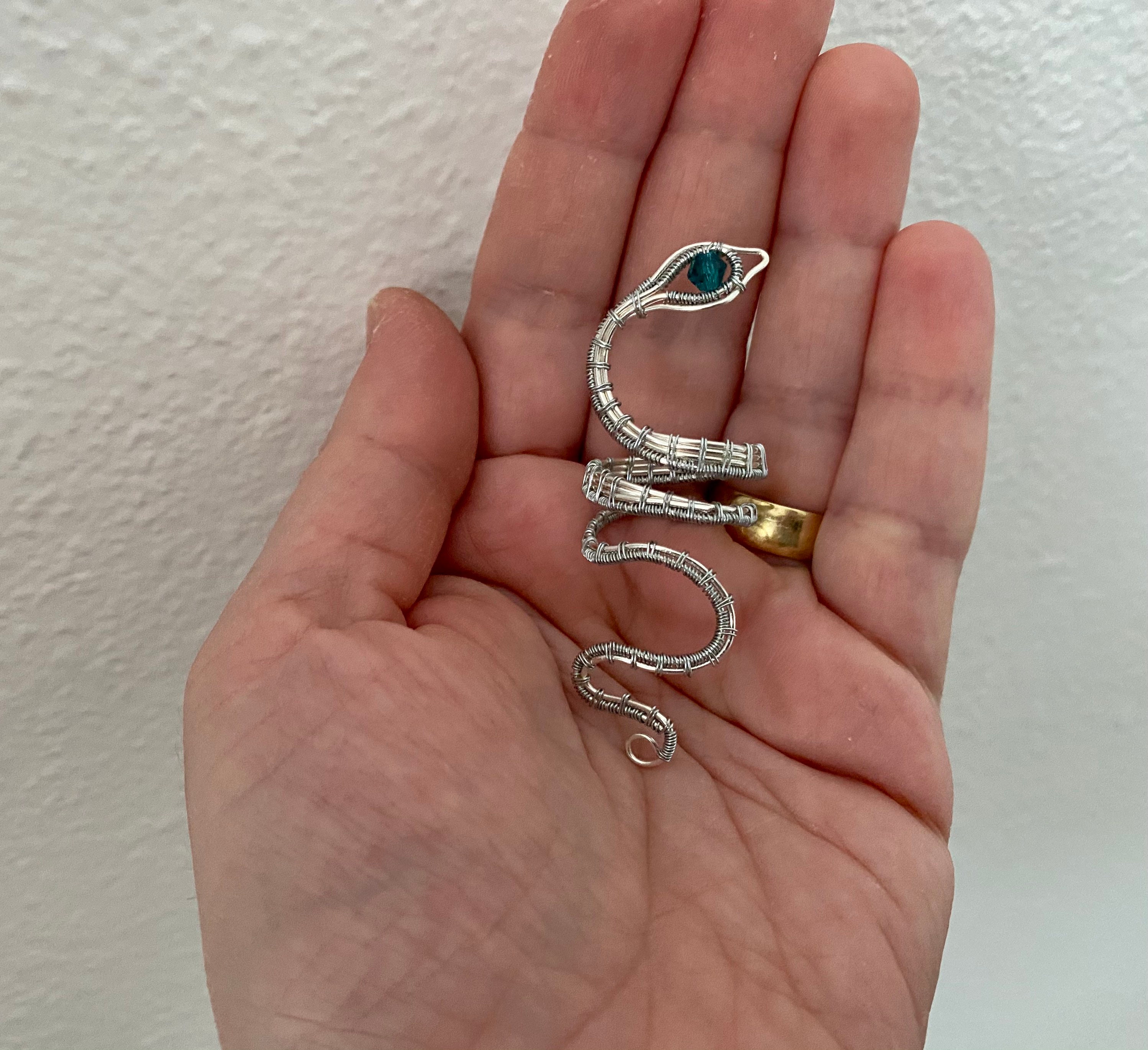 Adjustable Copper Wire Wrapped Snake Ring Snake Ring Wire - Etsy Australia