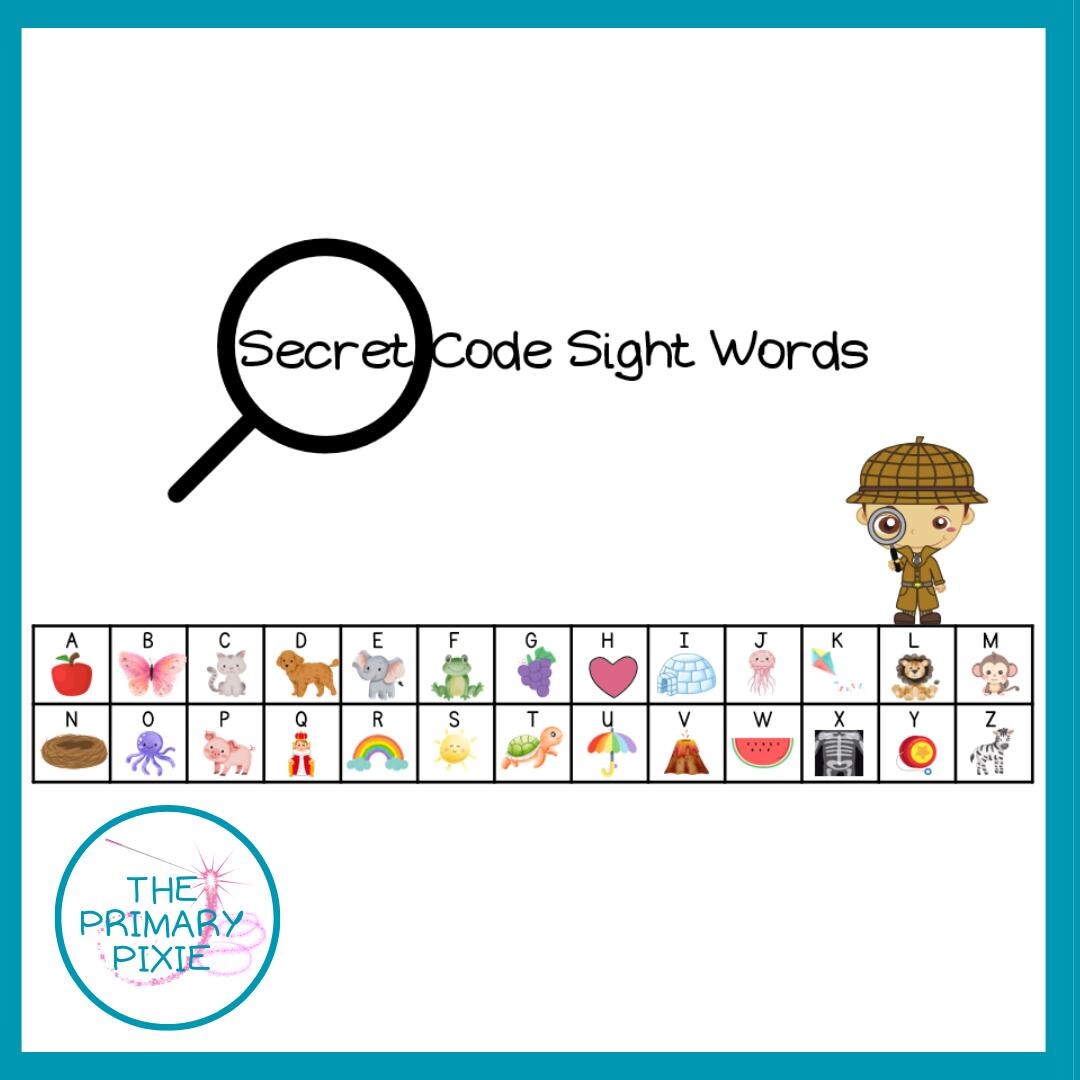 Secret Code Sight Words-kindergarten (UFLI Aligned) - Etsy
