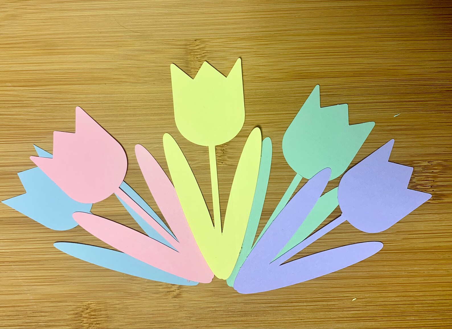 Tulip Cut-outs/die Cuts/crafts/bulletin Boards - Etsy