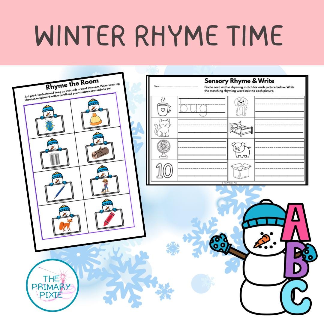 Winter Rhyme Time - Etsy
