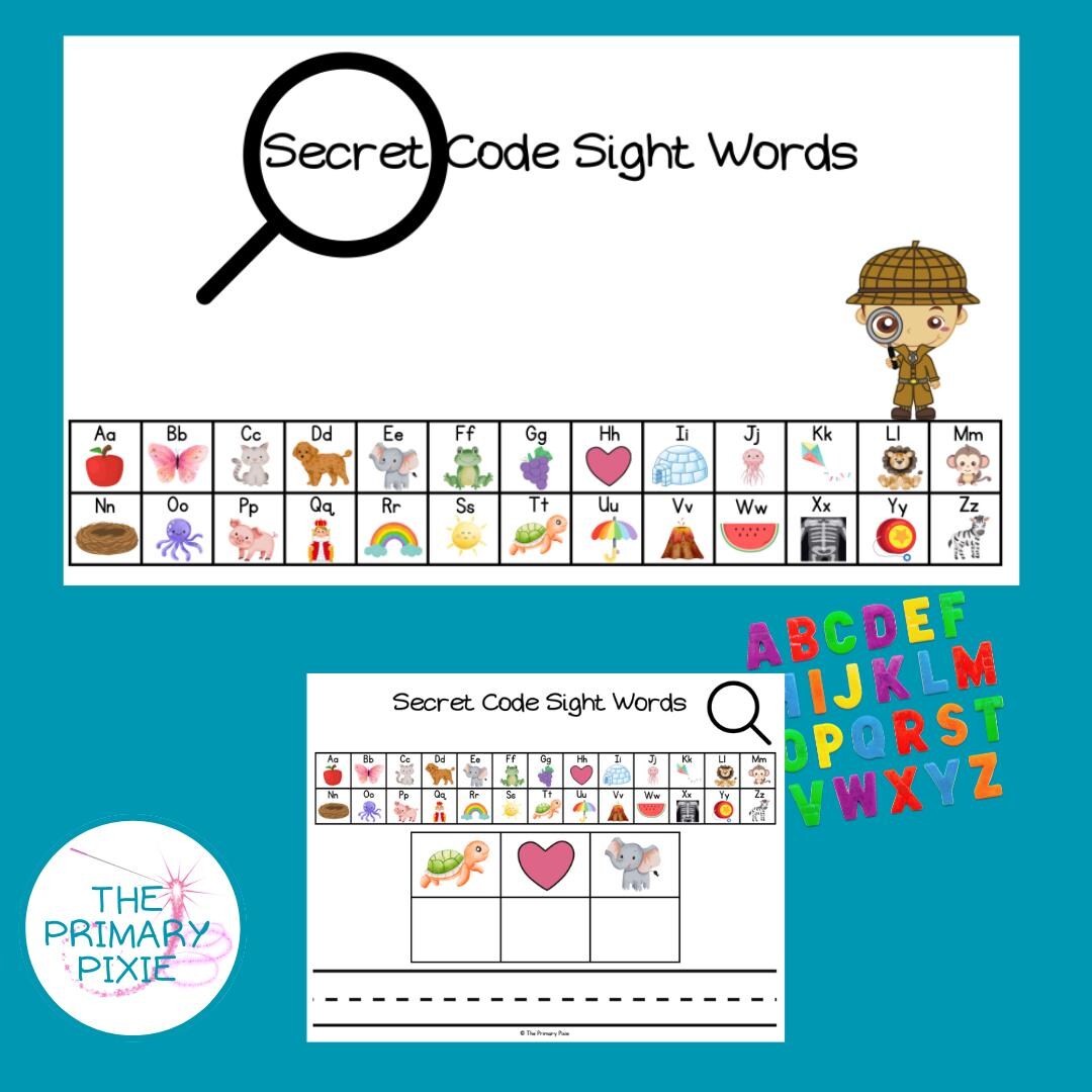 Secret Code Sight Words - Maternelle (aligné UFLI) - Etsy France