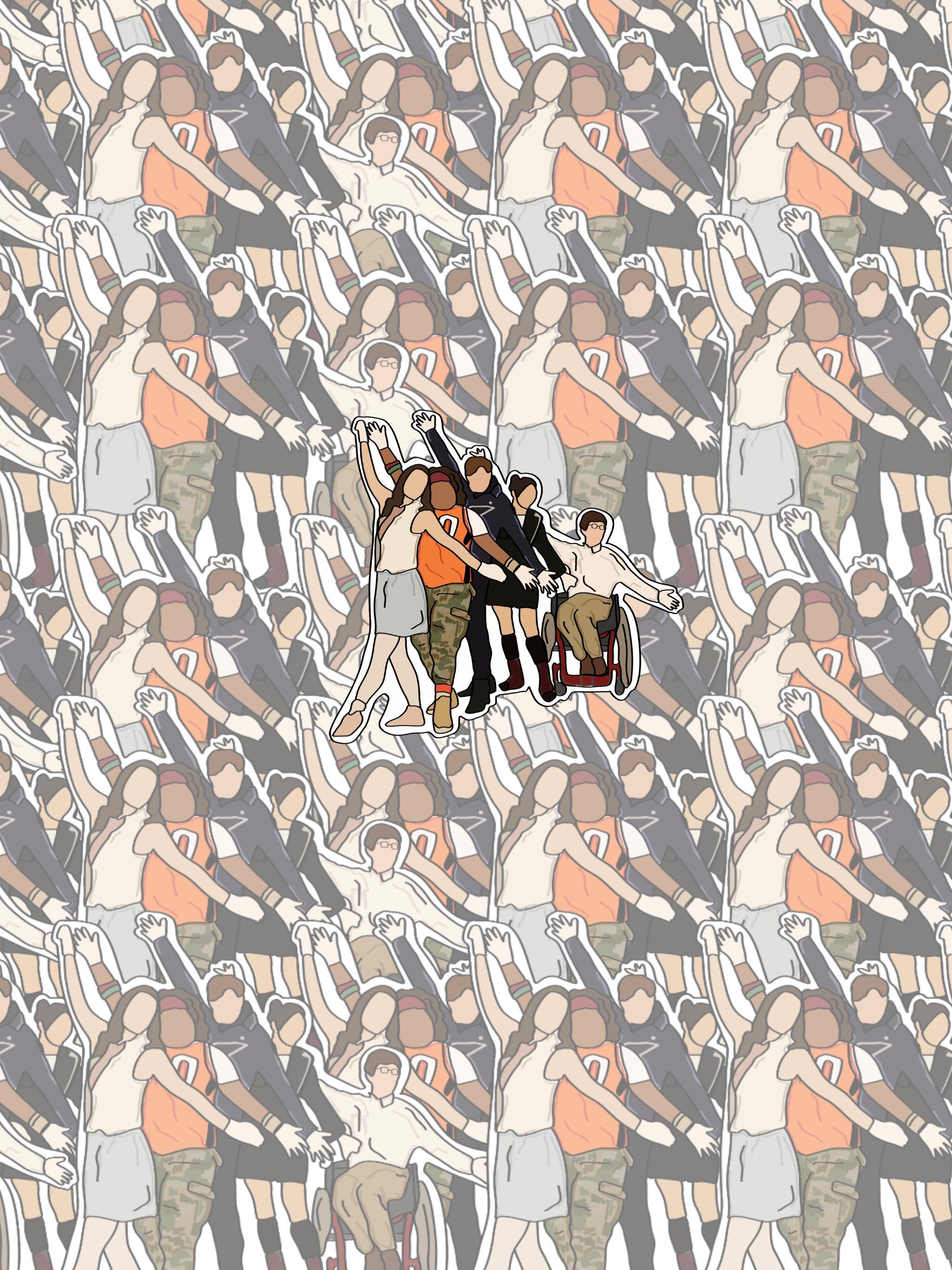 Glee: Jazz Hands Sticker Small - Etsy