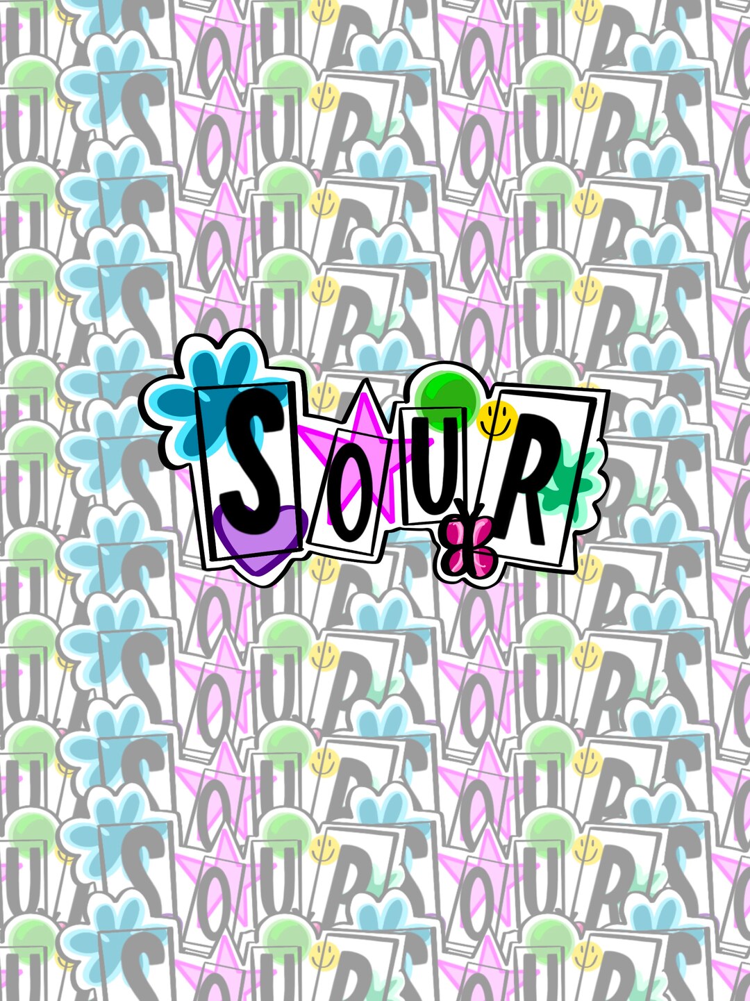 Sour Title olivia Rodrigo Sticker - Etsy