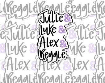 Luke Alex and Reggie - Etsy