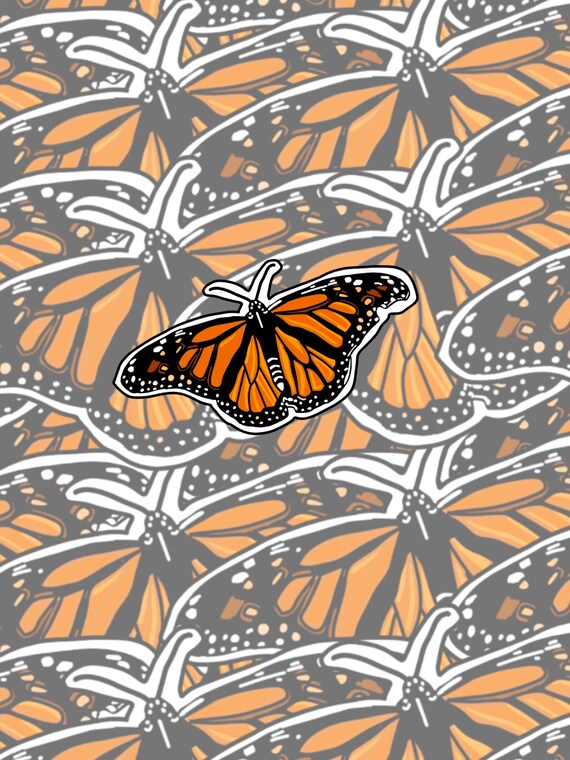 Monarch Butterfly Stickers - Etsy