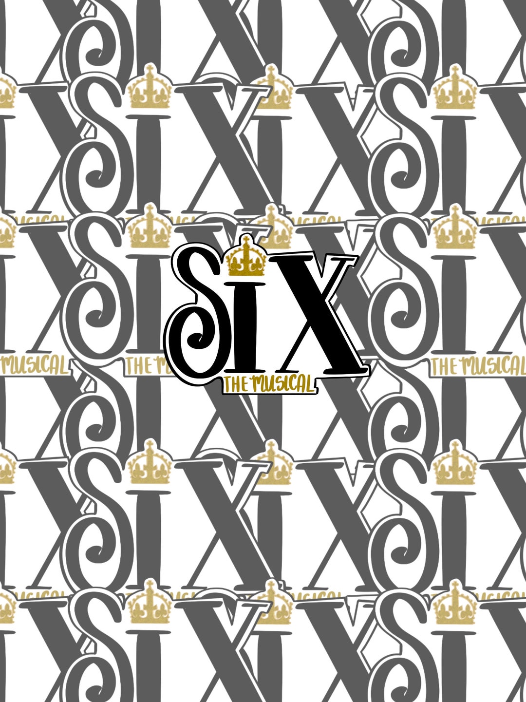 Six the Musical Sticker - Etsy