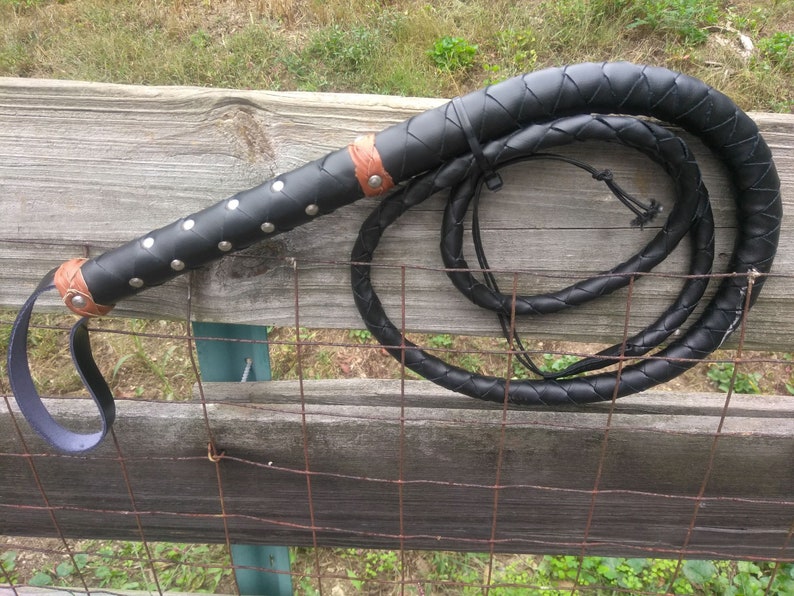 5 Ft. Genuine Leather Bullwhip Handmade. All of Our Items Ship FREE ...