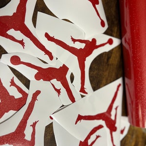 GLITTER COLOR Shoe Themed Decals Party Favor Sneaker - Etsy