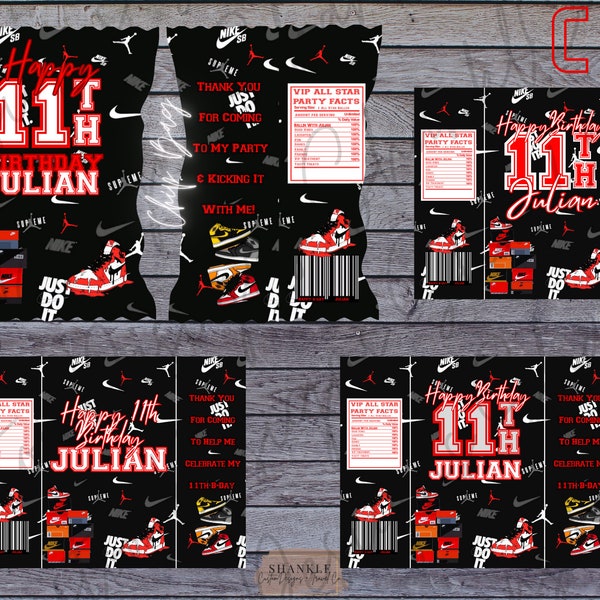 Jordan Party Favors - Etsy