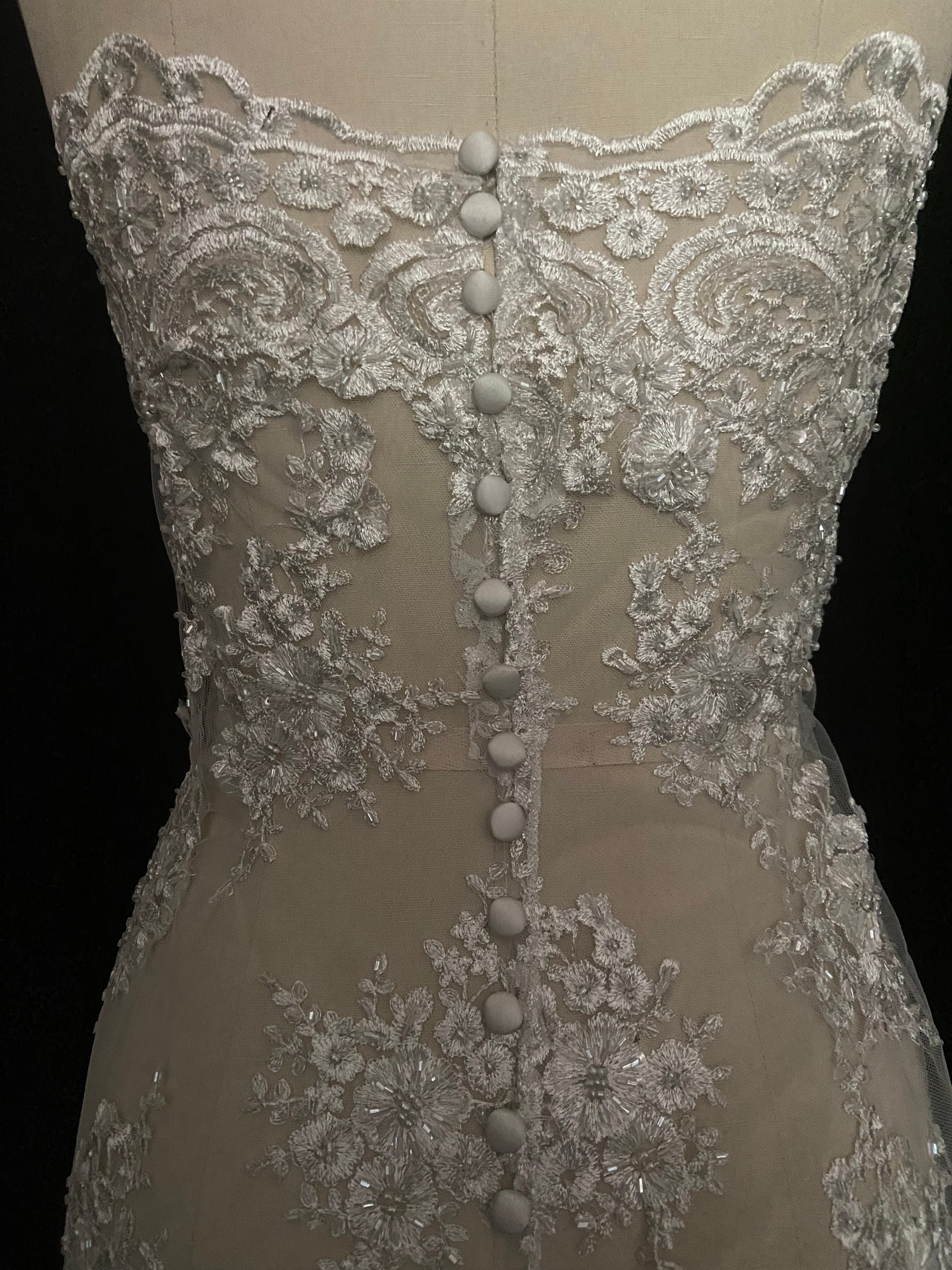 One of a Kind Lace Wedding Dress Overlay. Wear This Over Your Wedding ...