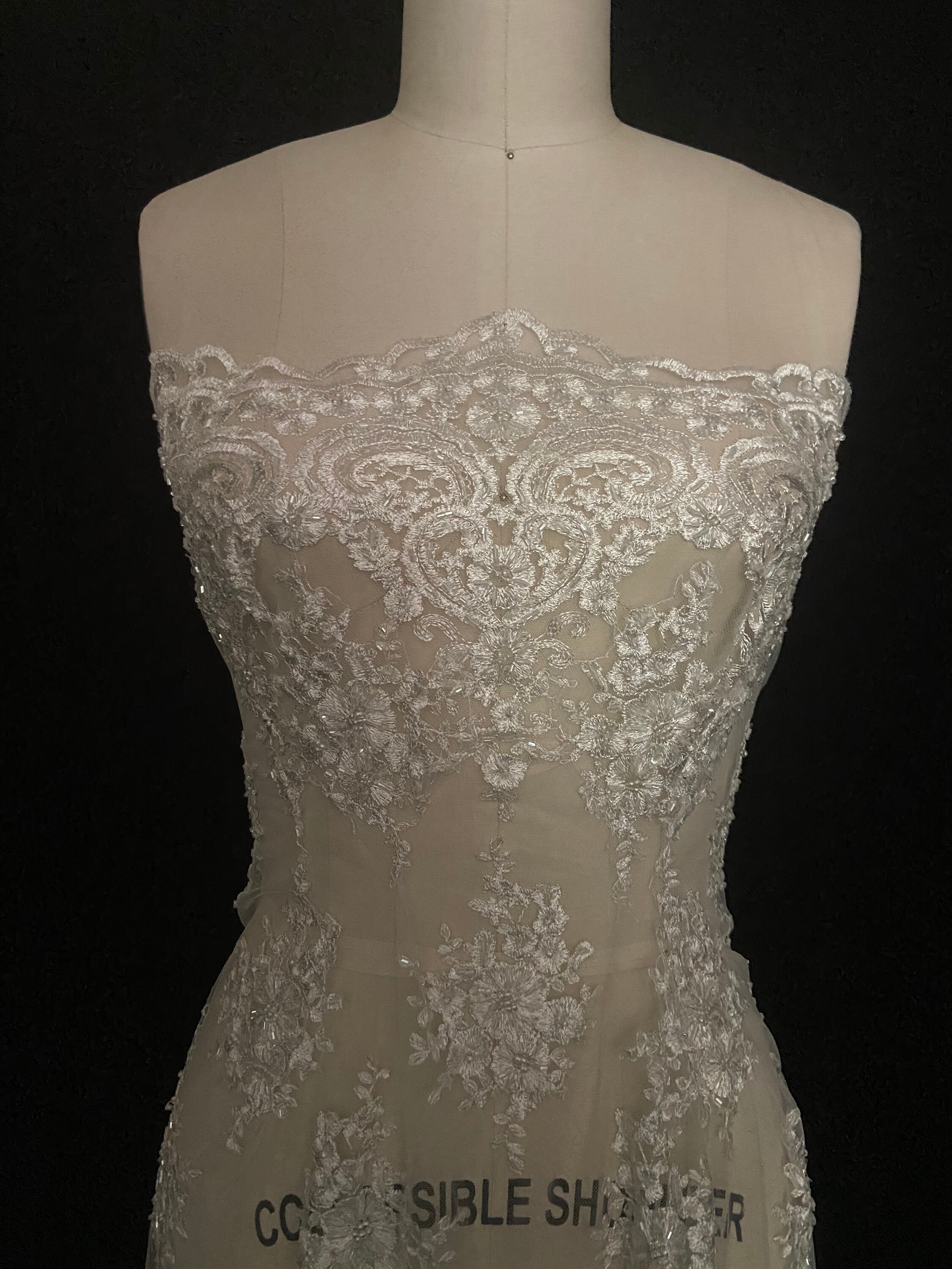 One of a Kind Lace Wedding Dress Overlay. Wear This Over Your Wedding ...