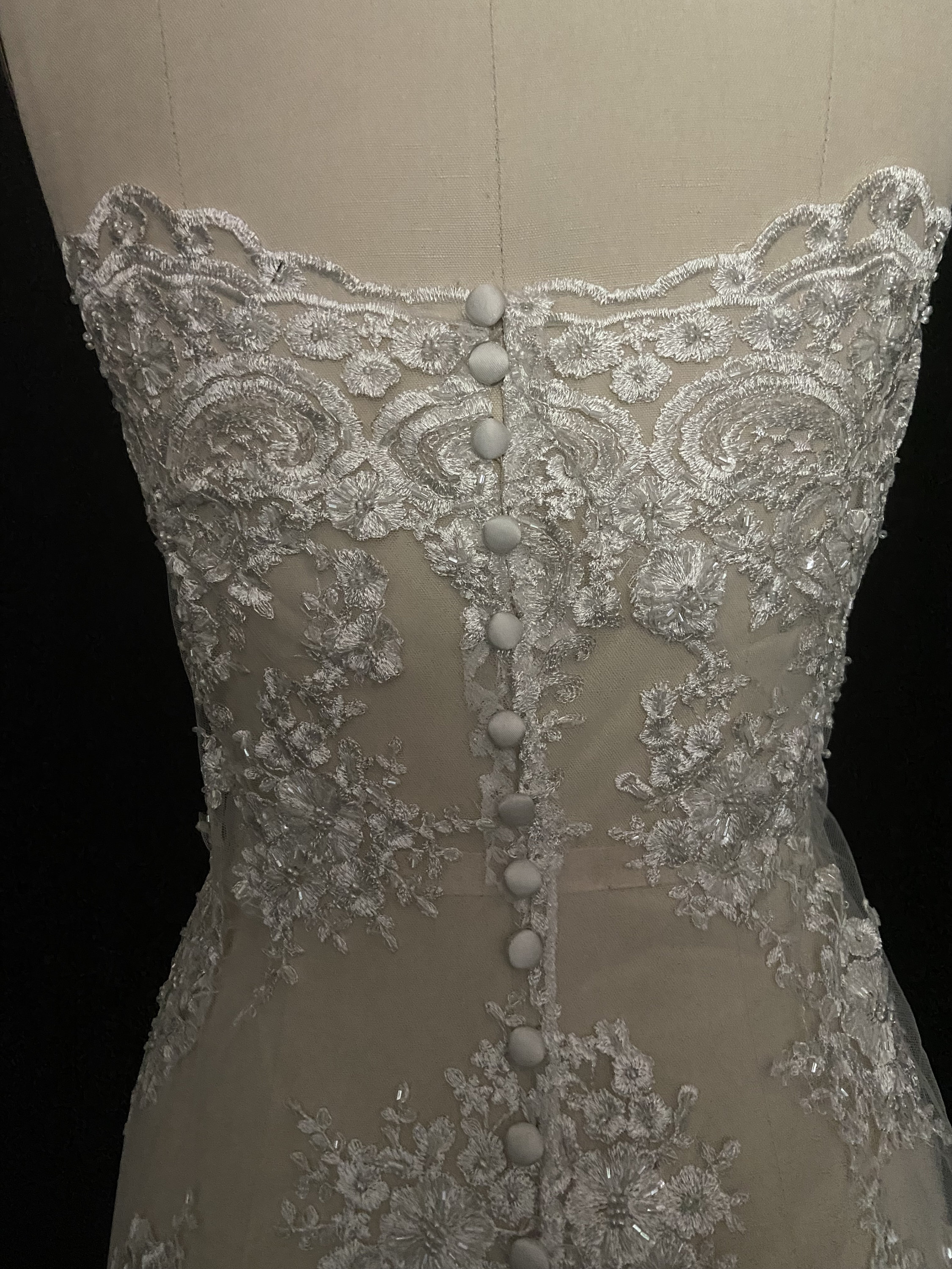 One of a Kind Lace Wedding Dress Overlay. Wear This Over Your Wedding ...
