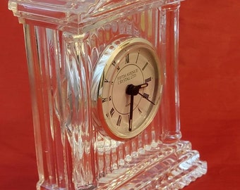 Lead Crystal Clock - Etsy