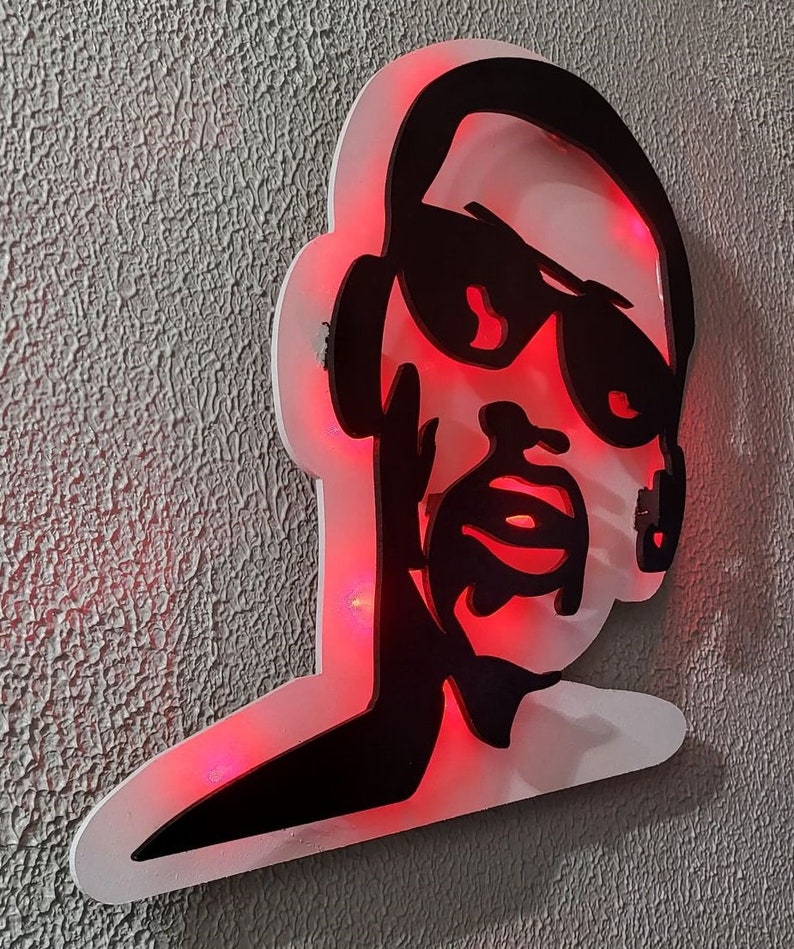 RIP Dolph Man Cave Sign LED, Wall Sign, Custom Bar Sign, Gift for Him ...