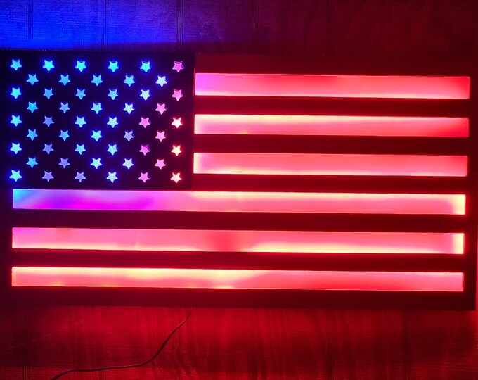 American Flag Lights 4th of July Decorations, Independence Day - Etsy