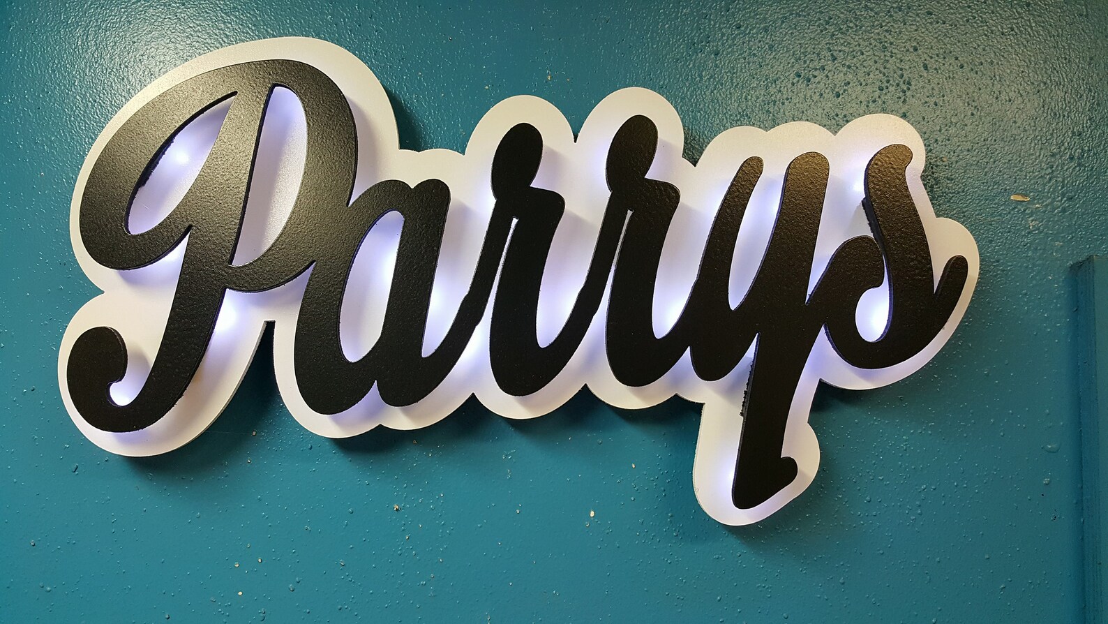 Personalized Name Sign, Personalized Last Name, LED Light, Family Name ...