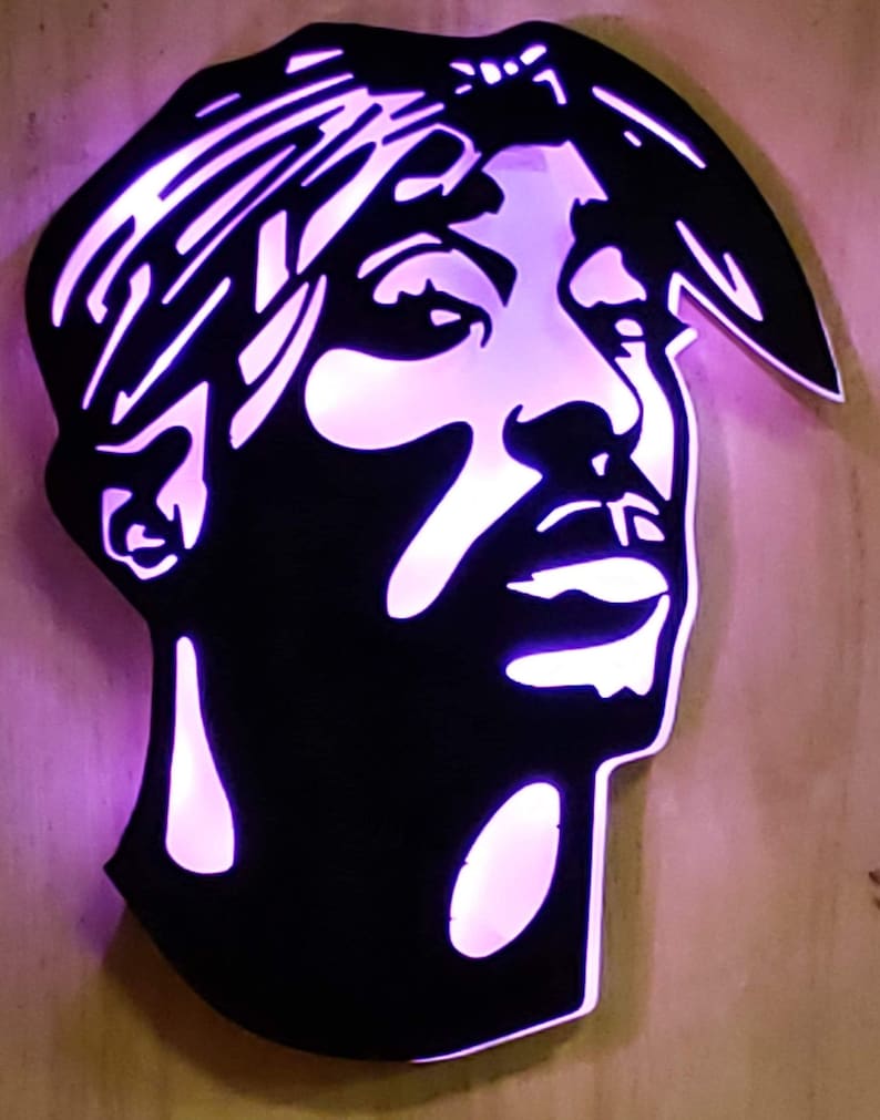 Rapper neon sign RIP old school rapper Man Cave LED Sign - Etsy.de