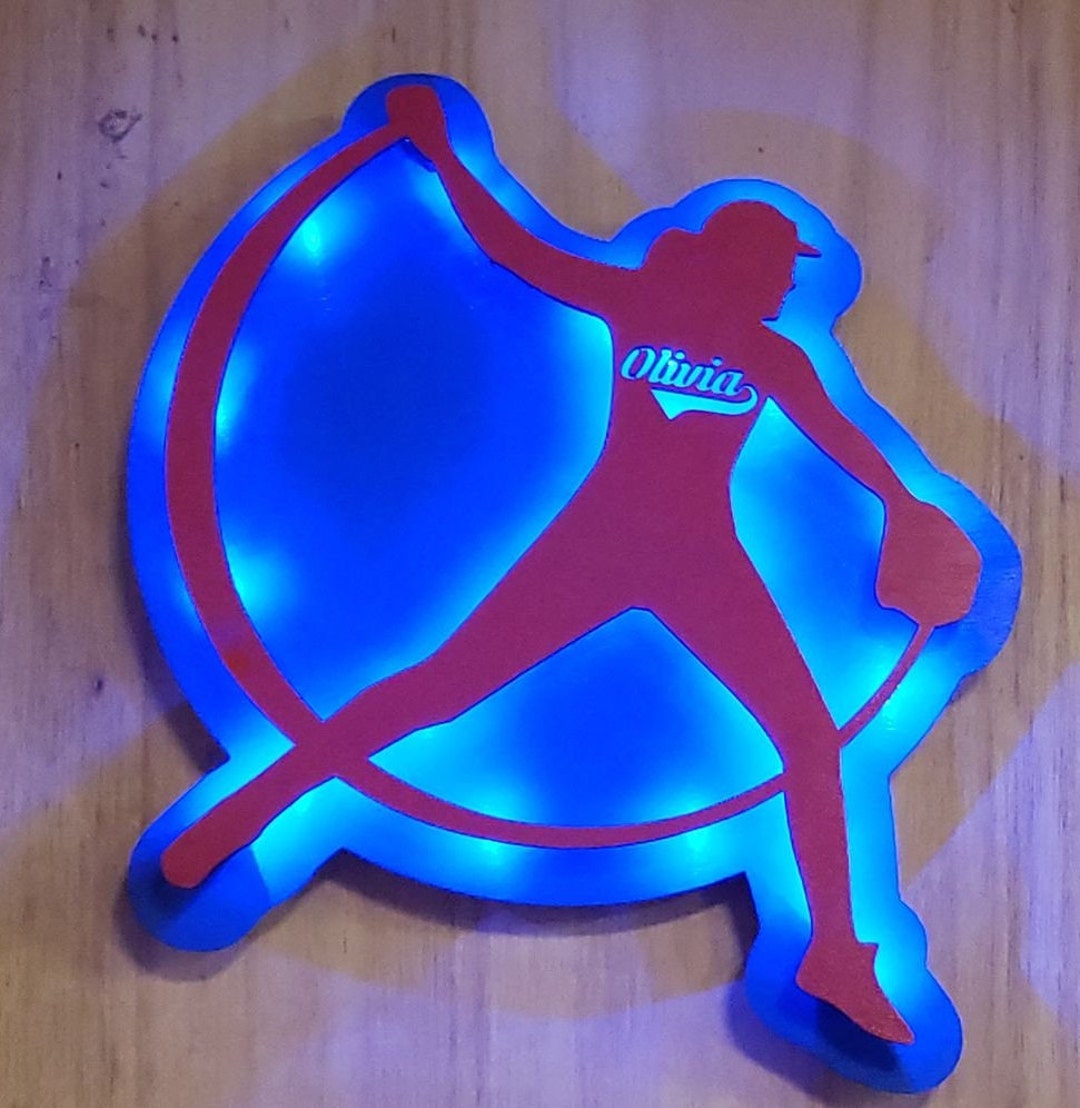 Custom Fastpitch Girls Baseball Softball Sign, Baseball, Gift for ...