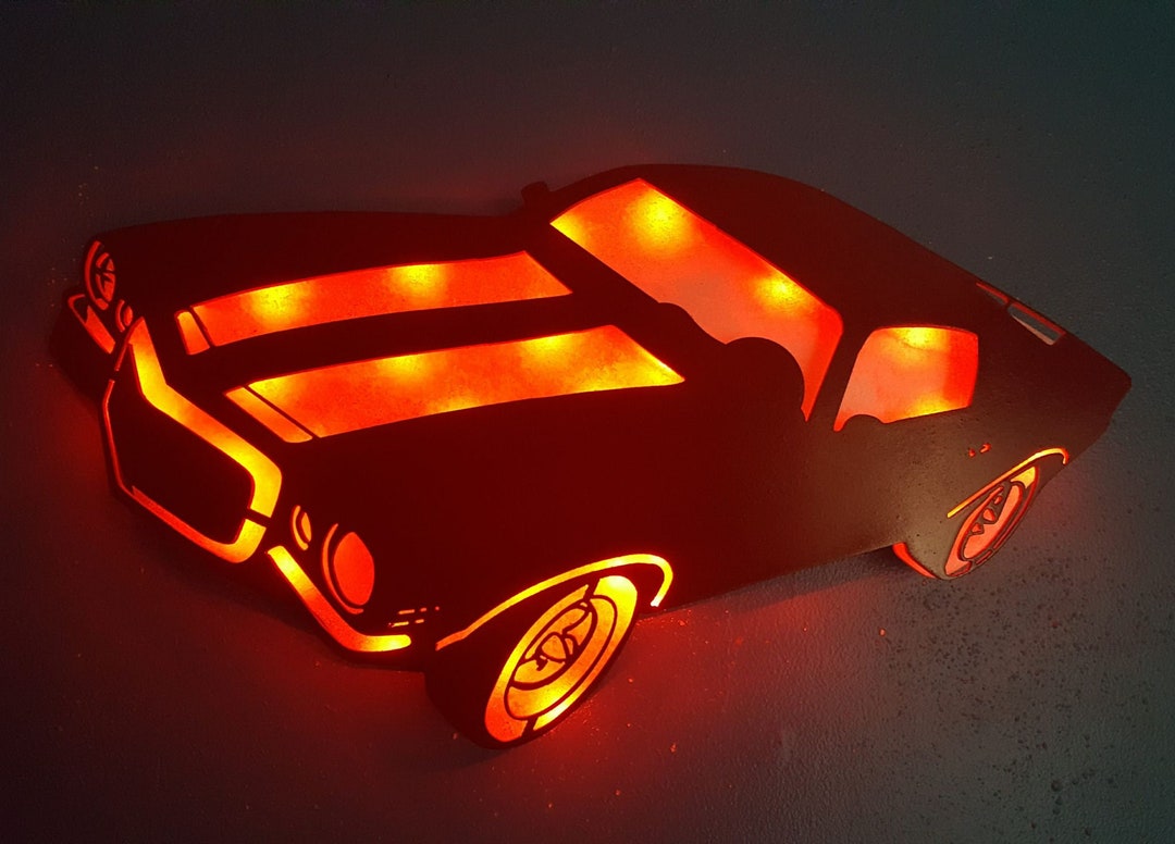 Camaro Lighted Sign, Man Cave Sign. Gift for Wife, Gift for Daughter ...