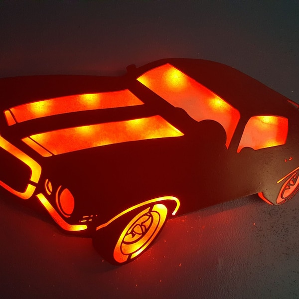 Neon Camaro Sign - Etsy