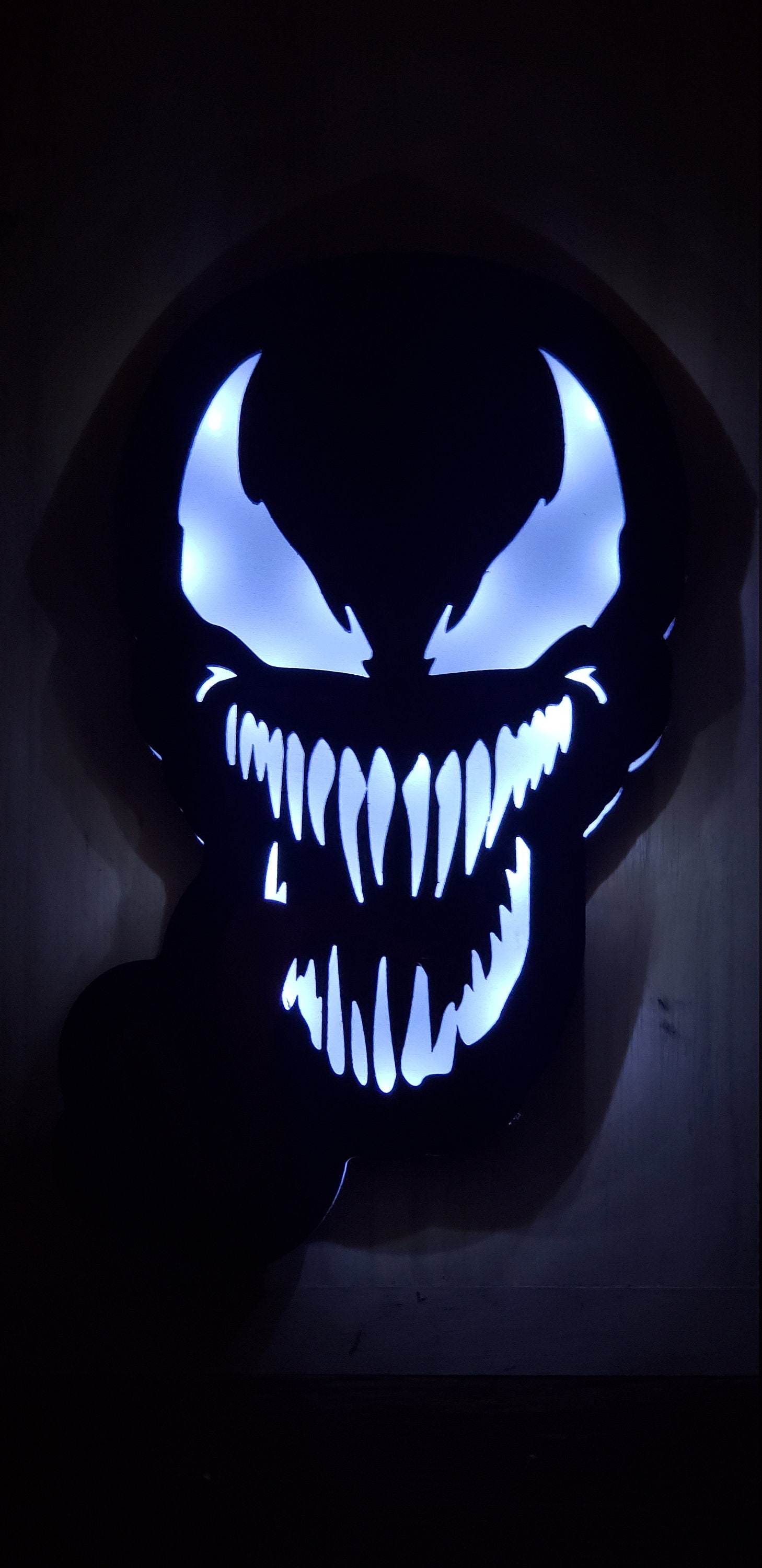Venom Led sign Superhero Nightlight Custom Handmade Venom | Etsy
