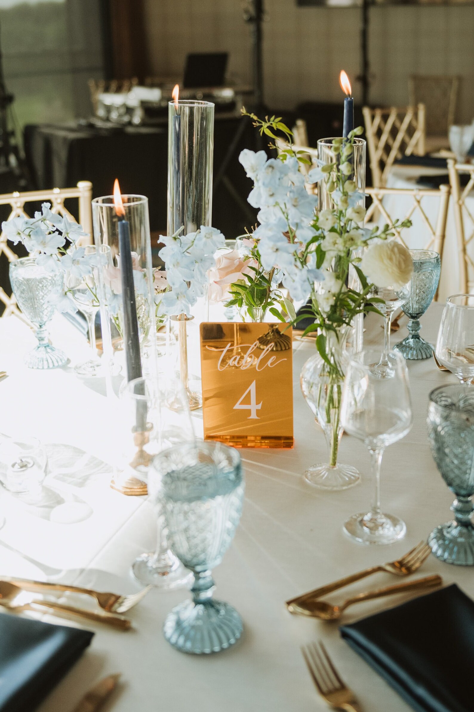 Acrylic Wedding Table Numbers Mirrored Acrylic Wedding Decor - Etsy