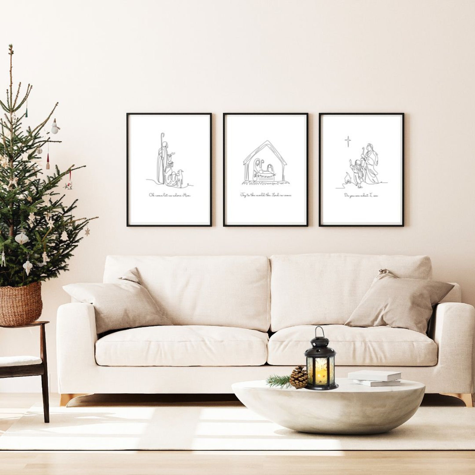 Nativity Wall Art Christmas Wall Art Printable Wall Art Christmas ...
