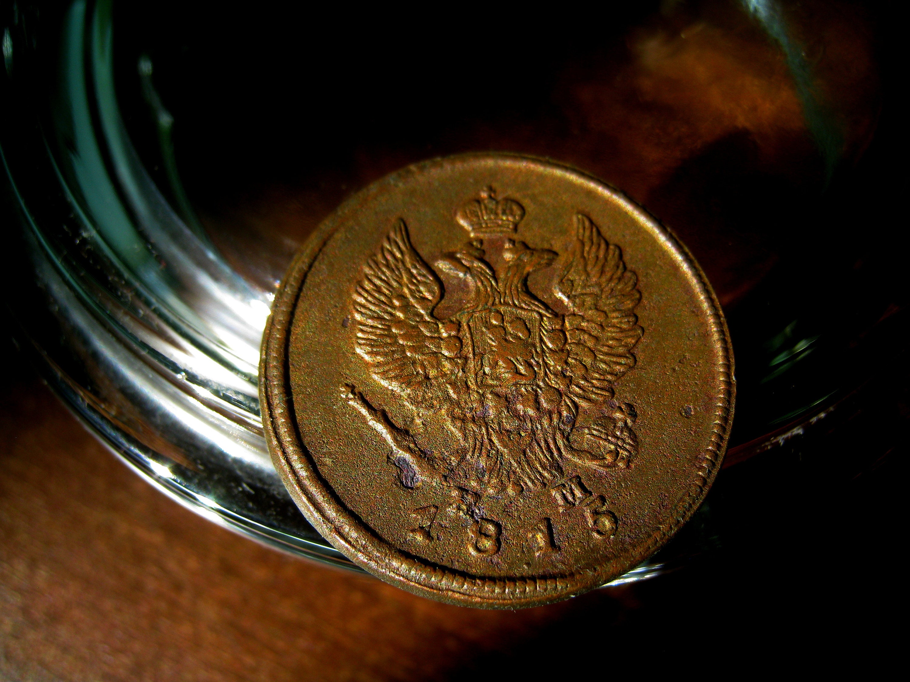 Copper Coin Alexander the Tsar of Russia 2 Kopecks 1815 KM-AM Original ...