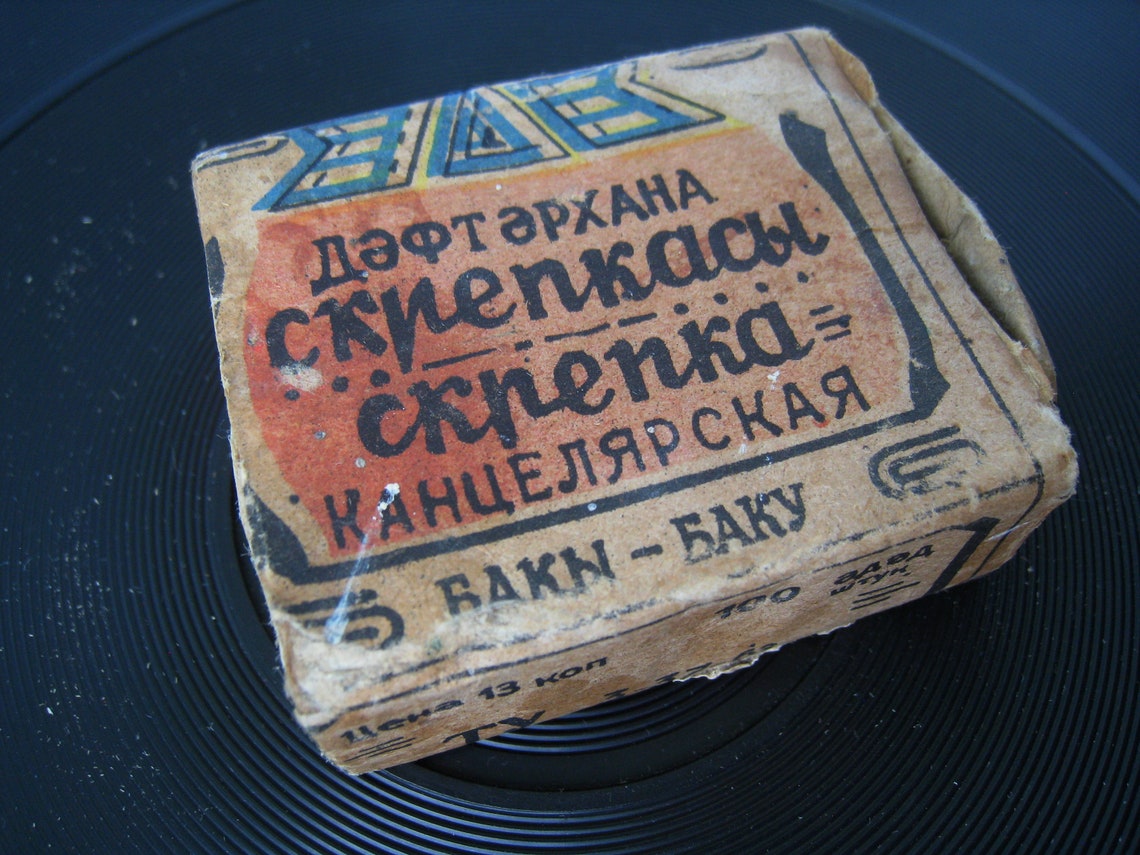 Paper Clips Vintage Stationery Clips in Old Native Packaging - Etsy