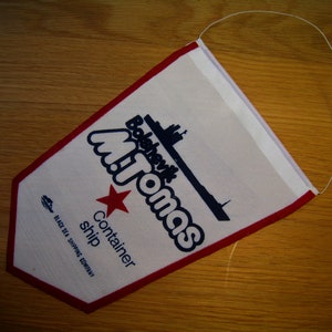 Black Sea Pennant Bolshevik M. Thomas Container Ship USSR Soviet Union ...