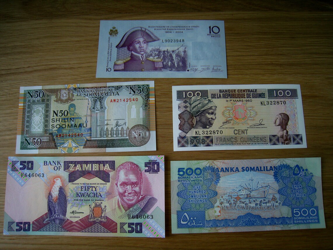Banknotes of the World Paper Money - Etsy