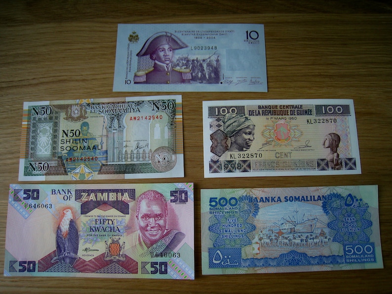 Banknotes of the World Paper Money - Etsy