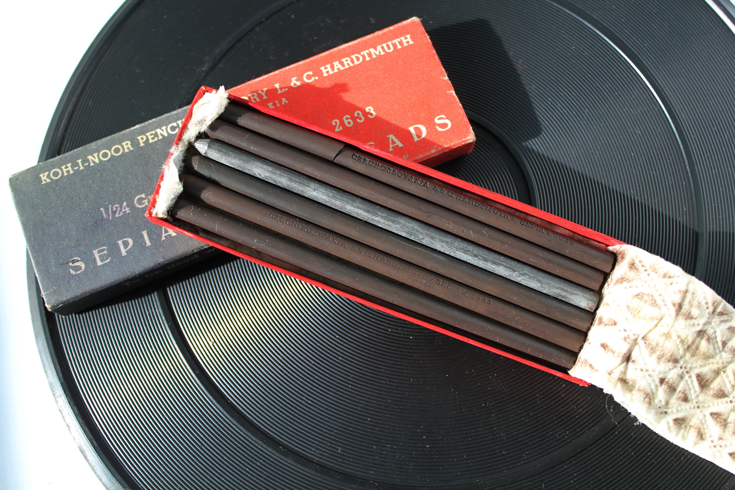 Vintage Drawing Rod Set Design Pencil Sketching Graphite Rod Soviet Set ...